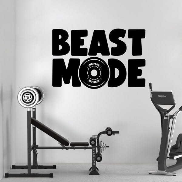 Beast Mode Decal - Etsy