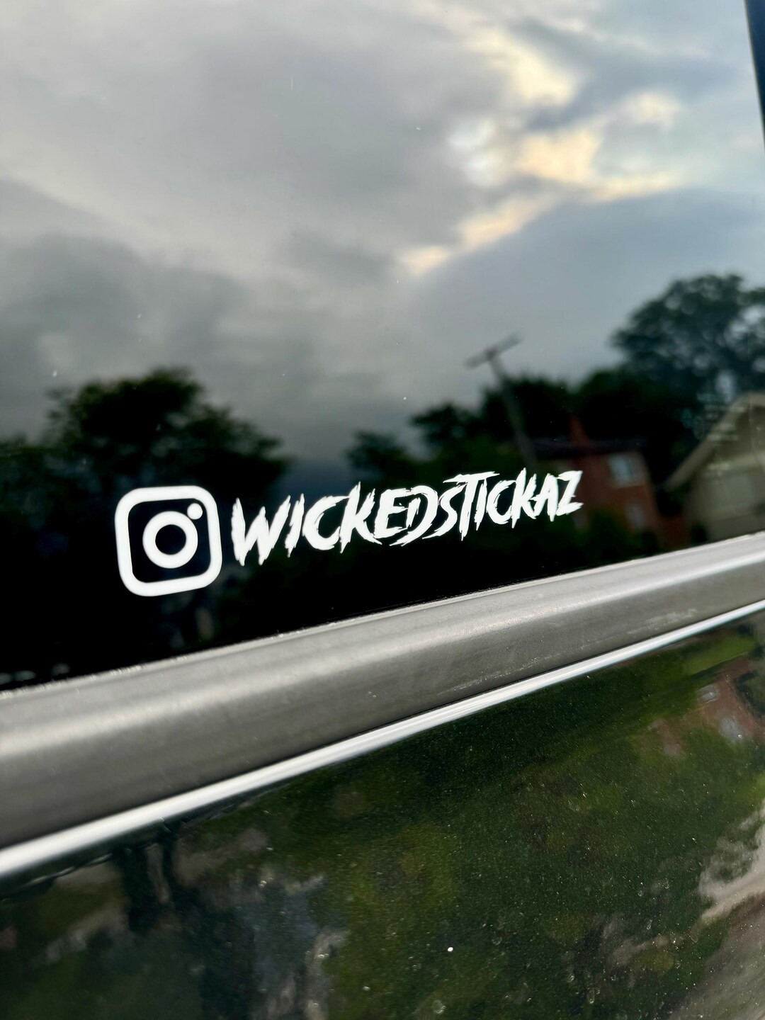Custom Instagram Car Decal: Personalized Vinyl Window Sticker - Etsy