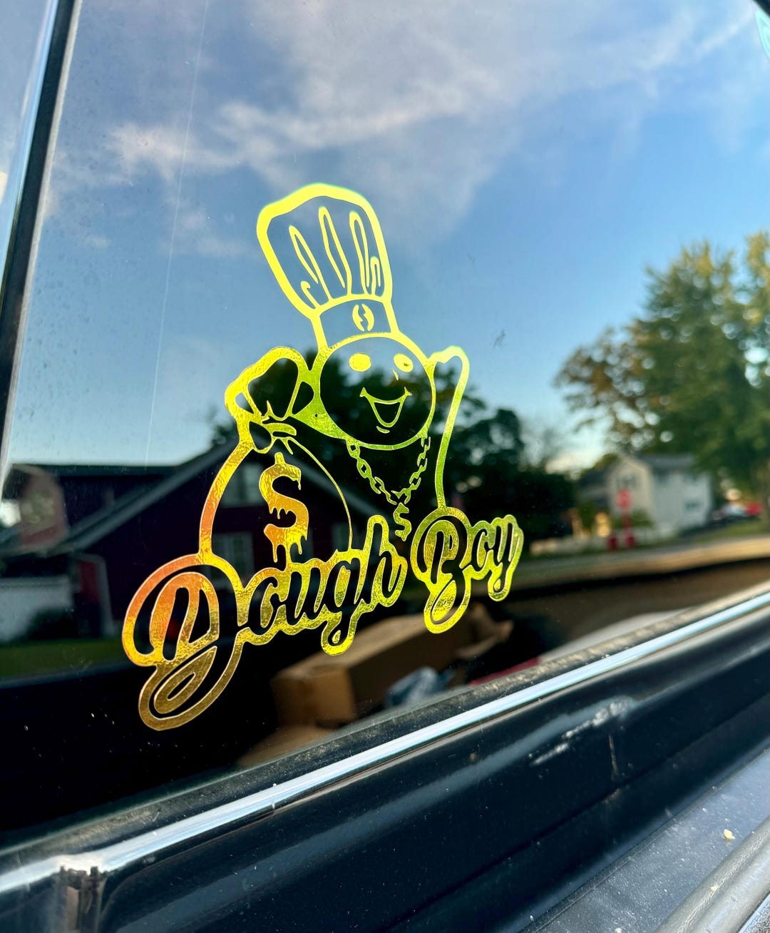 Dough Boy Money Bag Decal Opal Gold Vinyl Sticker for Car or Truck - Etsy