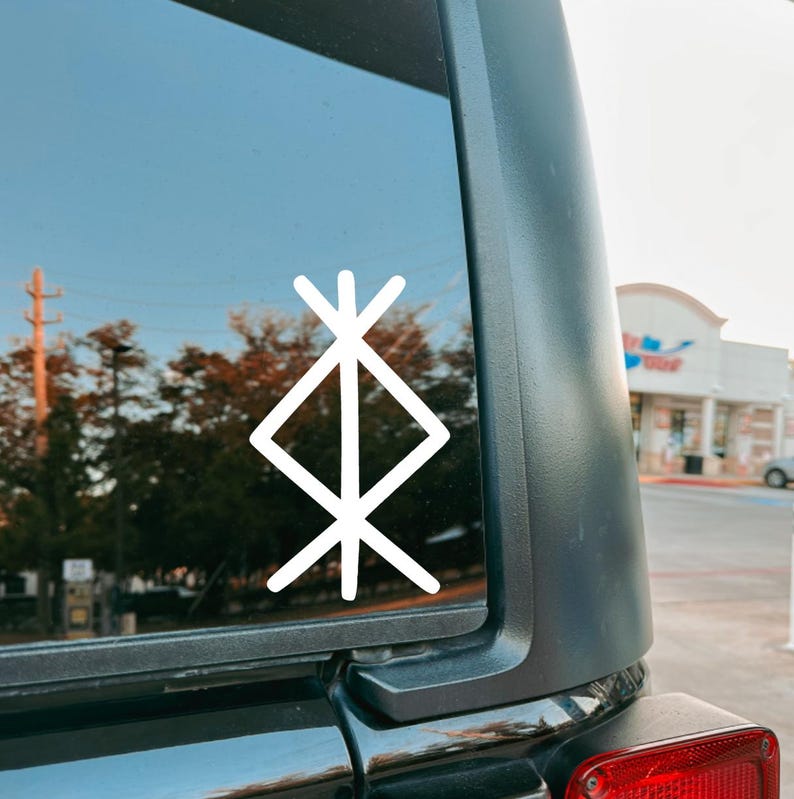 Protection Symbol - Rune - Vinyl - Decal - Travel Protection - Car ...