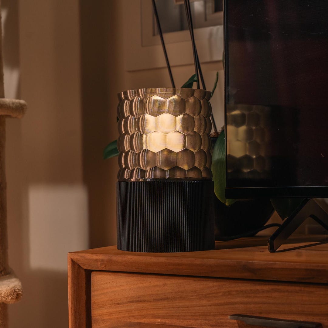 Modular Table Lamp With Interchangeable Tops - Etsy