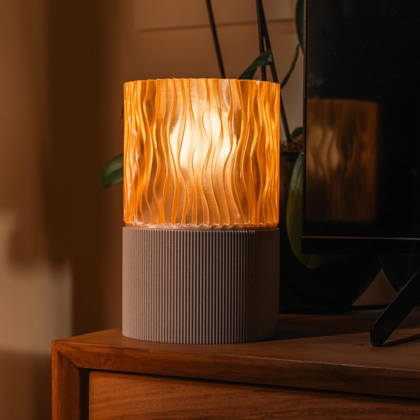 Modular Table Lamp With Interchangeable Tops - Etsy