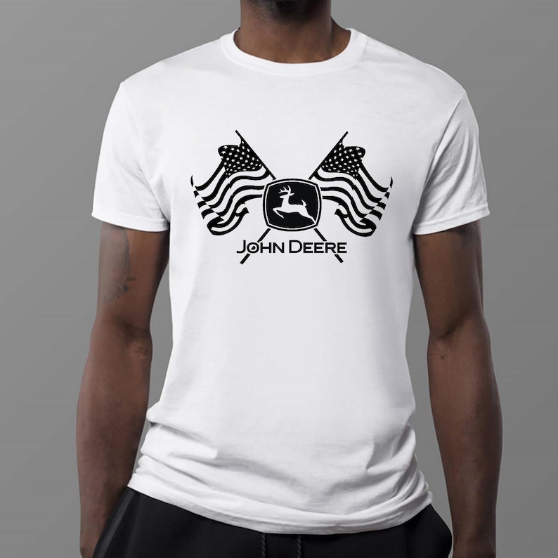 American Tractor Flag PNG SVG File American Classic Usa Farm John Deere ...