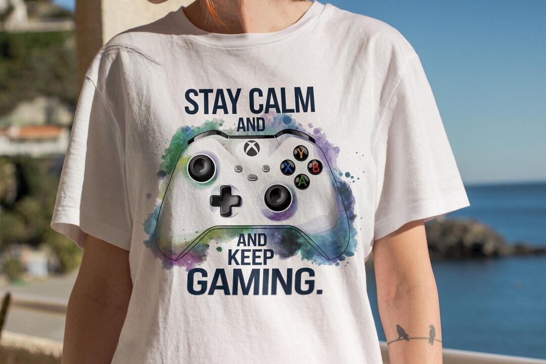 Gaming Shirt SVG Video Game T Shirt PNG Controller T-shirt Png Gift for ...
