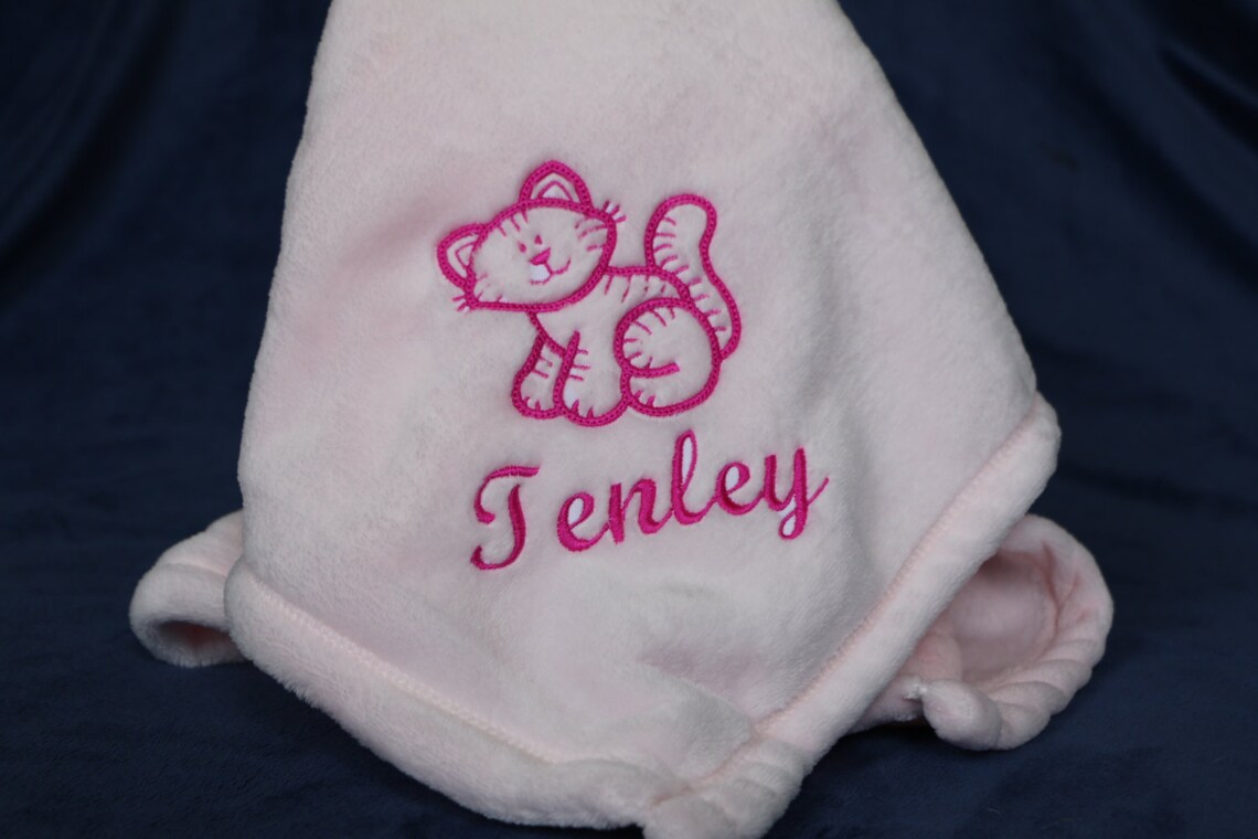 Personalized Embroidered Baby Blanket GREAT BABY GIFT - Etsy