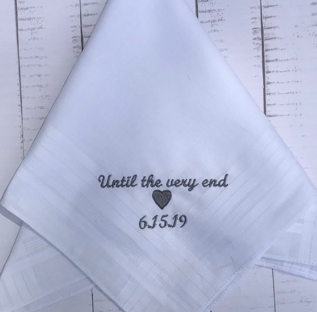 Custom Handkerchief - Personalized Handkerchief - Embroidered ...