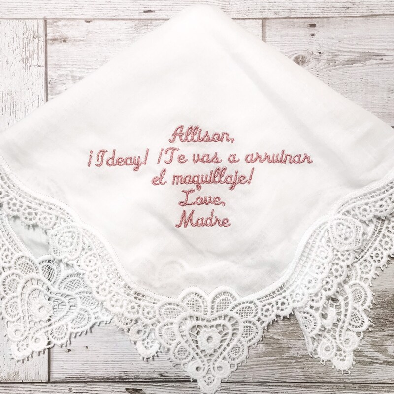 Wedding Handkerchief - Etsy