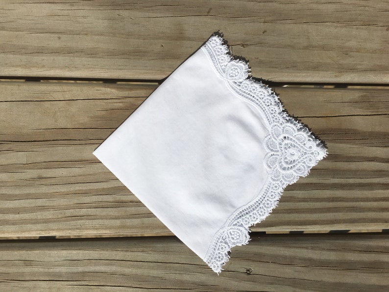 Lace Handkerchief Lace Hankie Custom Handkerchief | Etsy