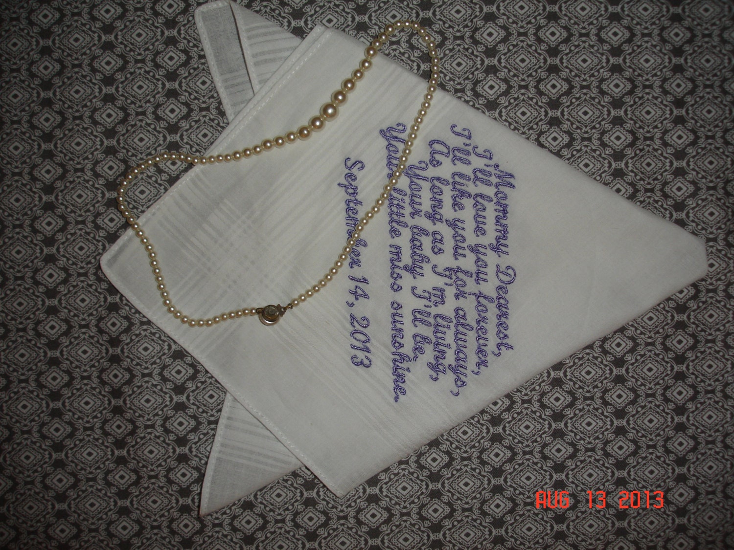 Custom Handkerchief Personalized Handkerchief Embroidered - Etsy
