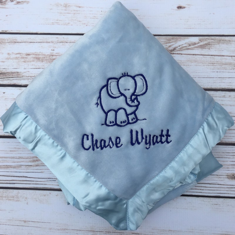 Embroidered Baby Blanket - Etsy