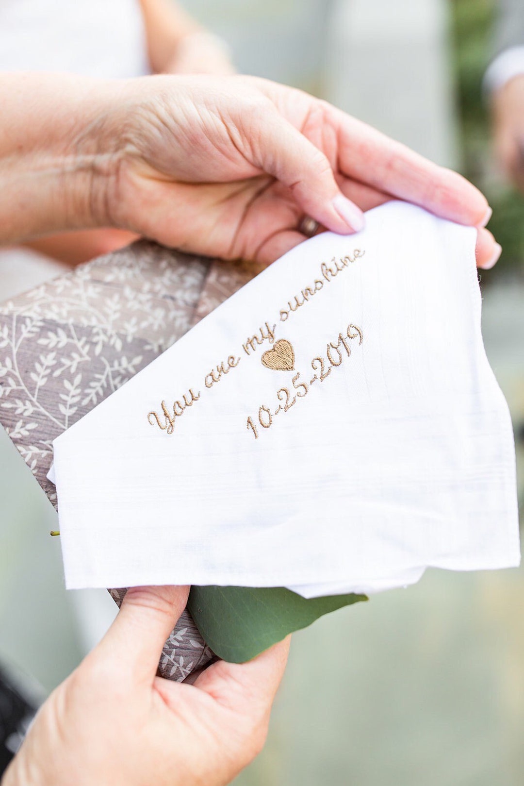 Custom Handkerchief - Personalized Handkerchief - Embroidered ...