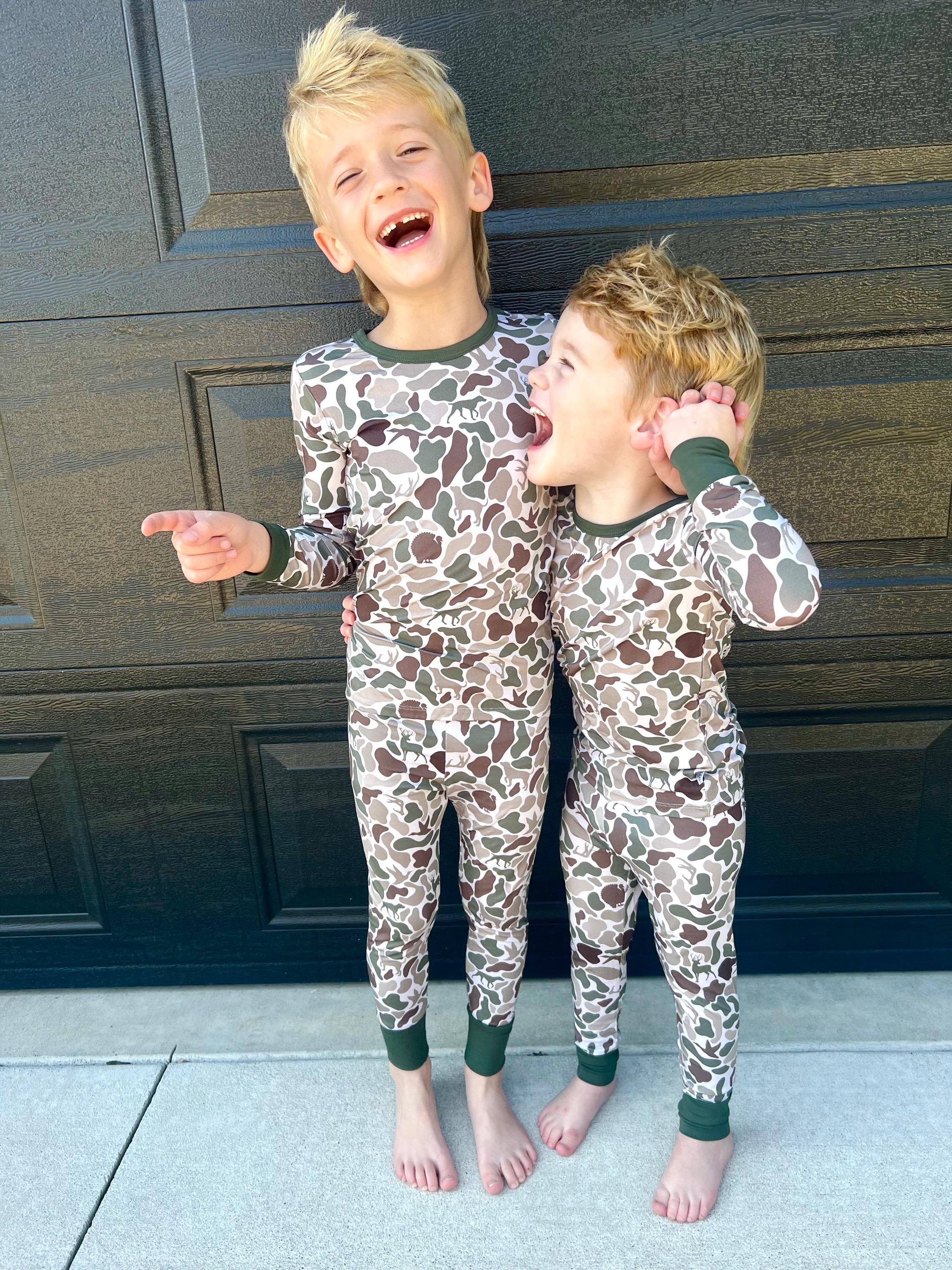 Bamboo Pj’s, Bamboo Pajama, Camo, Boys Clothing - Etsy