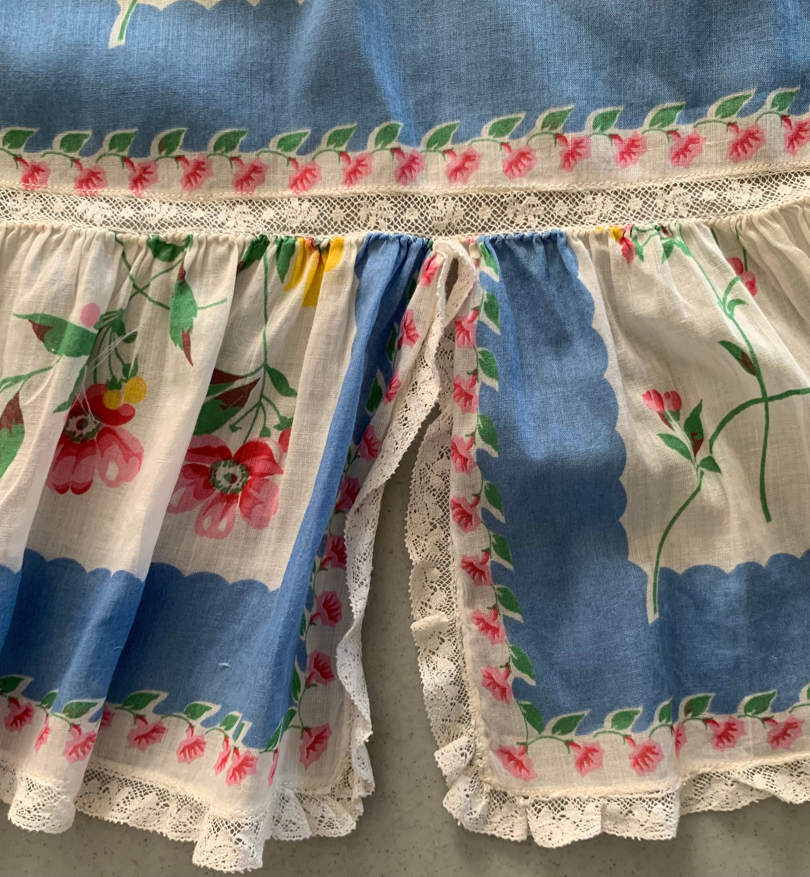 Vintage 60’s Apron Made From Handkerchiefs - Charming - Etsy