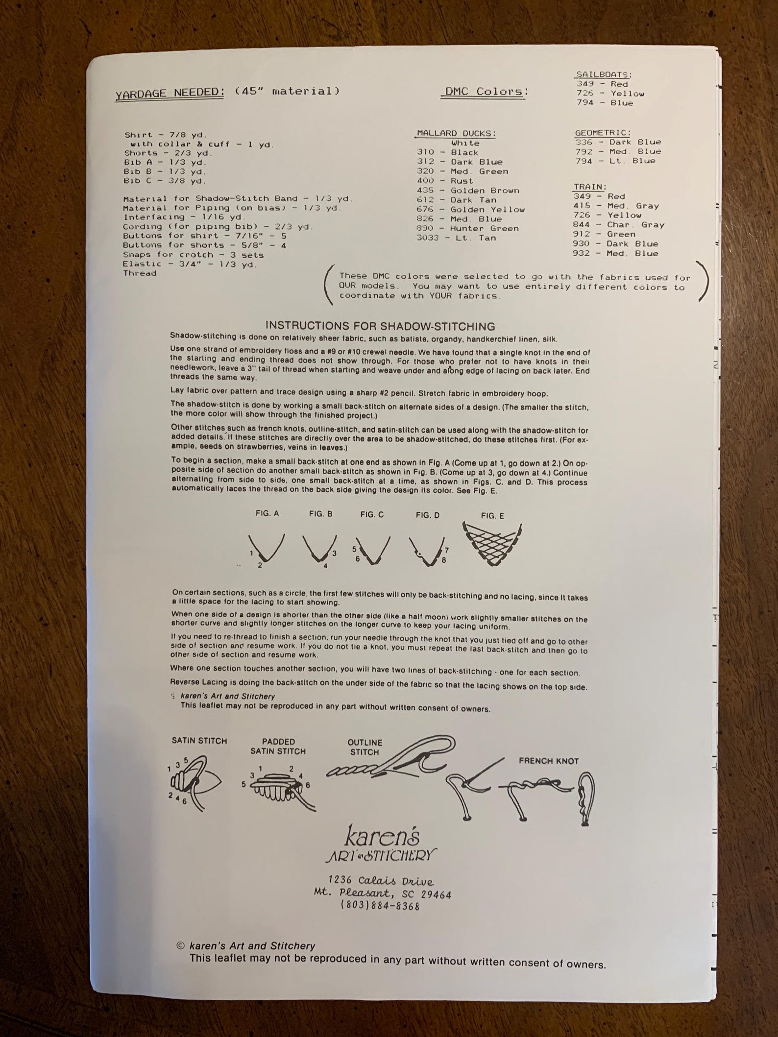 Shadow Stitching Boys Sewing Pattern Karens Art & Stitchery - Etsy