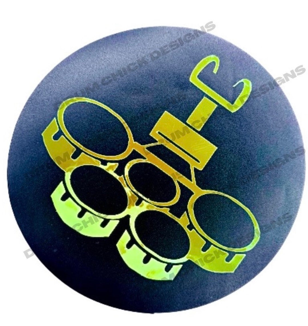 Drumline Tenor Drum Quads Holographic Decal Sticker for Drummer in Marching Band - Etsy