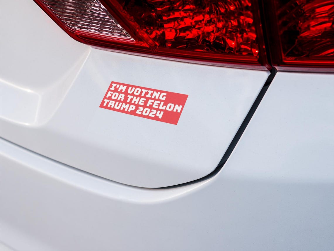 2024 Election Trump Car Magnet, 2024 Election Trump, Trump Car Magnet ...