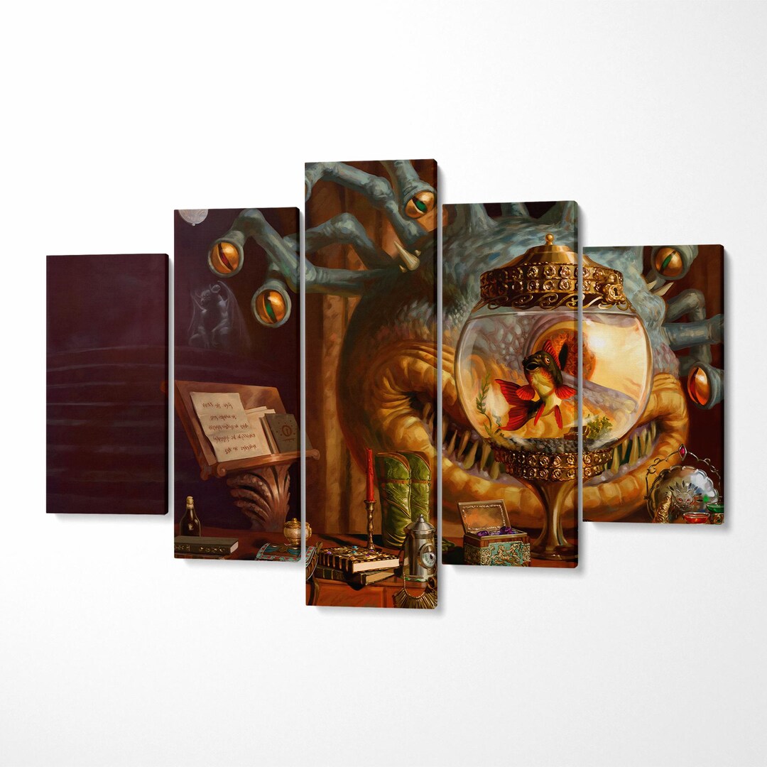 Xanathar Print, Dnd Canvas, Fantasy Print, Dangeon and Dragons ...