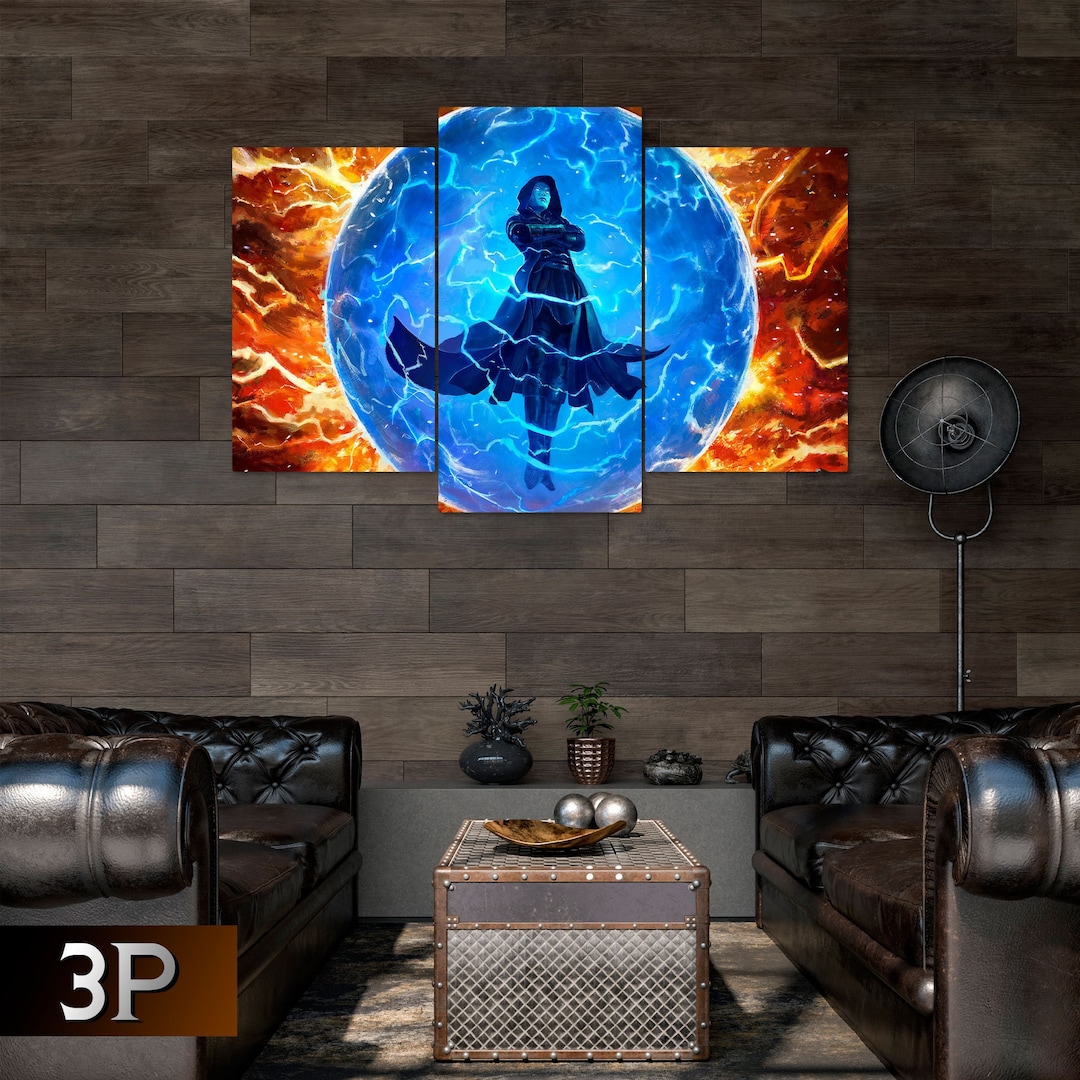 Magic the Gathering Art Print, Dark Magic Art, Electric Magic, Wizard ...