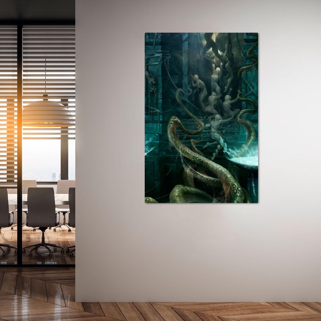 Sacrificial Place Art, Lovecraft Canvas, Call of Chtulhu, Lovecraft ...