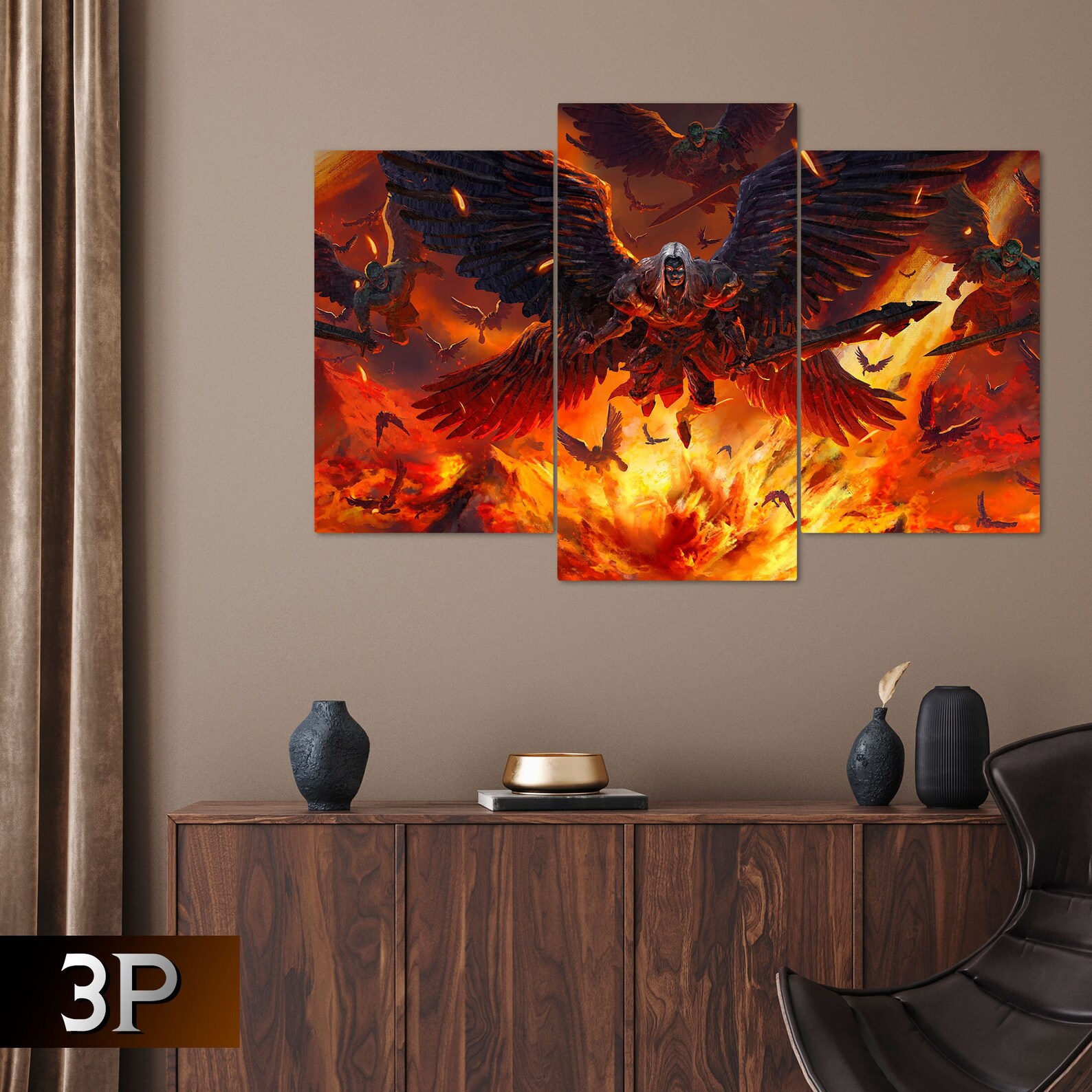 Valkyries Canvas, Fantasy Print, Dangeon and Dragons, Geek Gift, Dnd ...