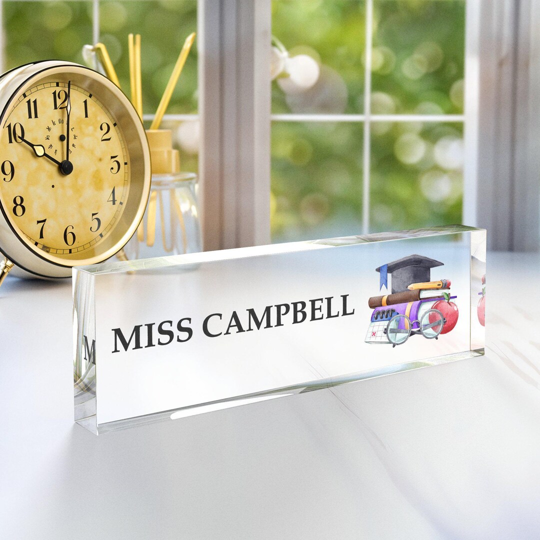Personalized Nameplate, Office Name Plate, Promotion Gift for CEO, Gift ...