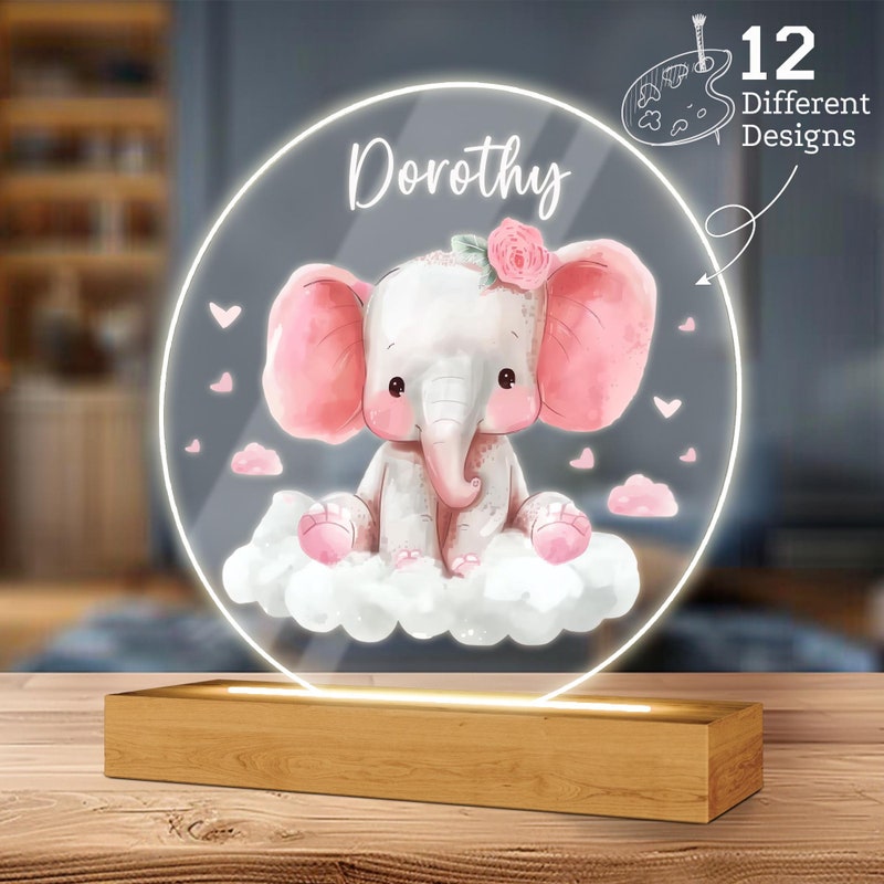 Elephant Light - Etsy