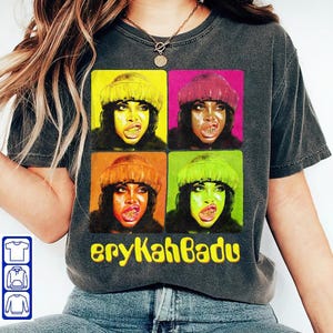 Erykah Badu T Shirt, Vintage Erykah Badu Rap Tee, Erykah Erykah Badu T Shirt, Vintage Erykah Badu Rap Tee, Erykah