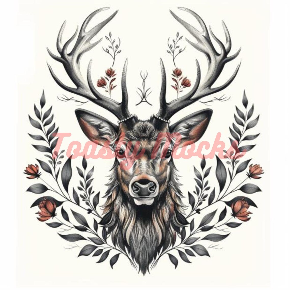 Deer Head Svg & PNG Files, Buck Hunting Clipart, Silhouette Vector Image, SVG Hunters Design ...