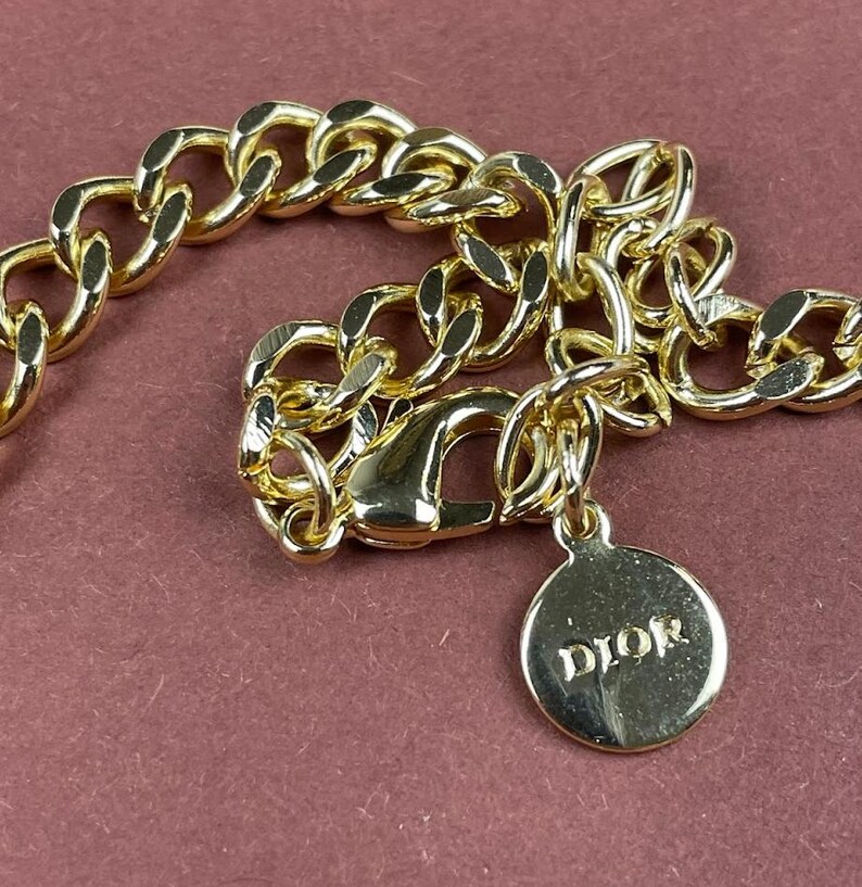 Vintage Christian Dior Gold Chain and Pearl Neckalce - Etsy
