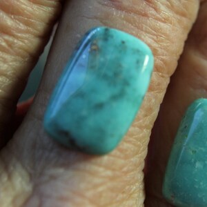 Turquoise Rectangles--4 Stone Parcel - Etsy