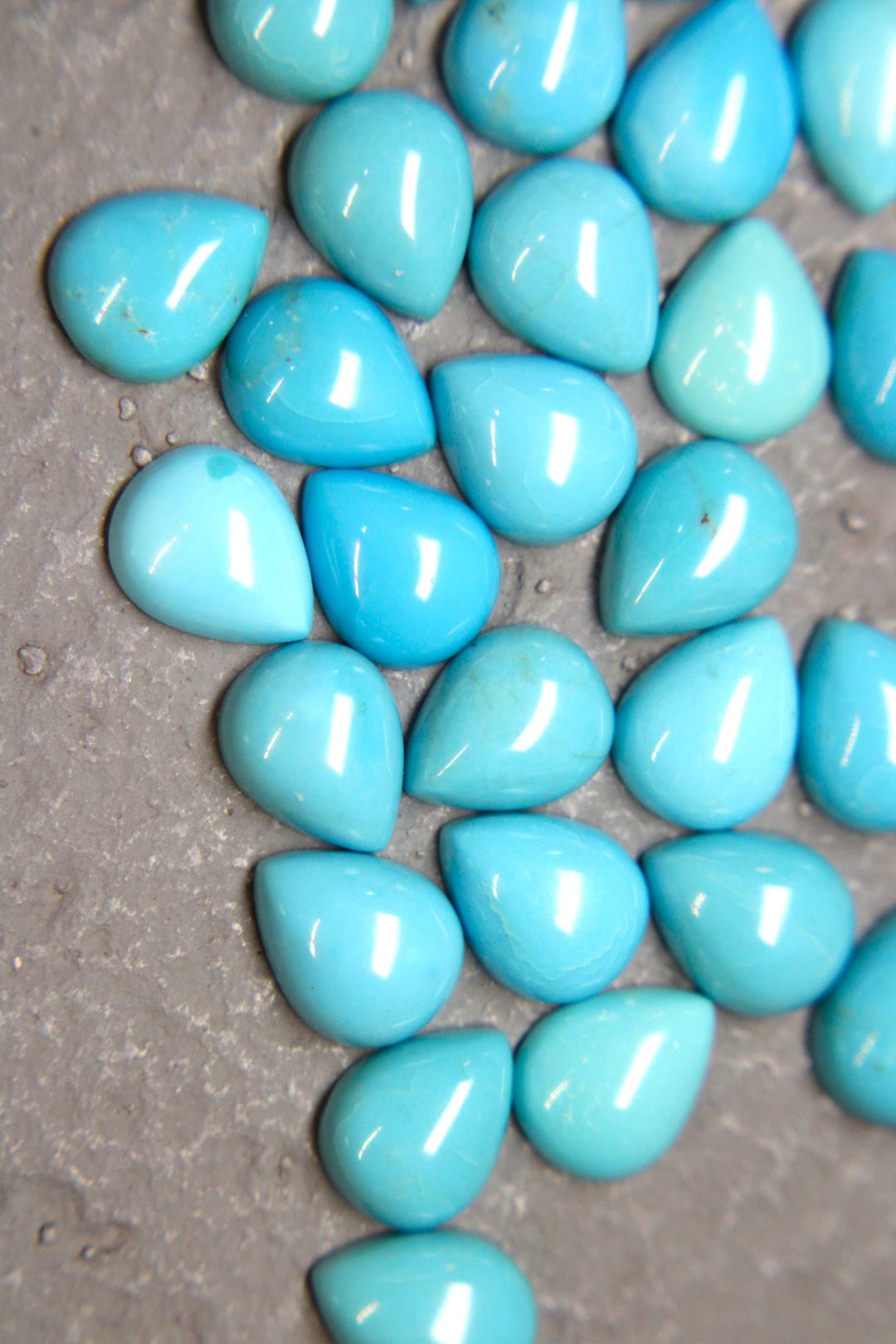 6x8 Pear Shaped Turquoise From the Prince Mine - Etsy