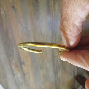Simple Brass 4mm Cuff - Etsy