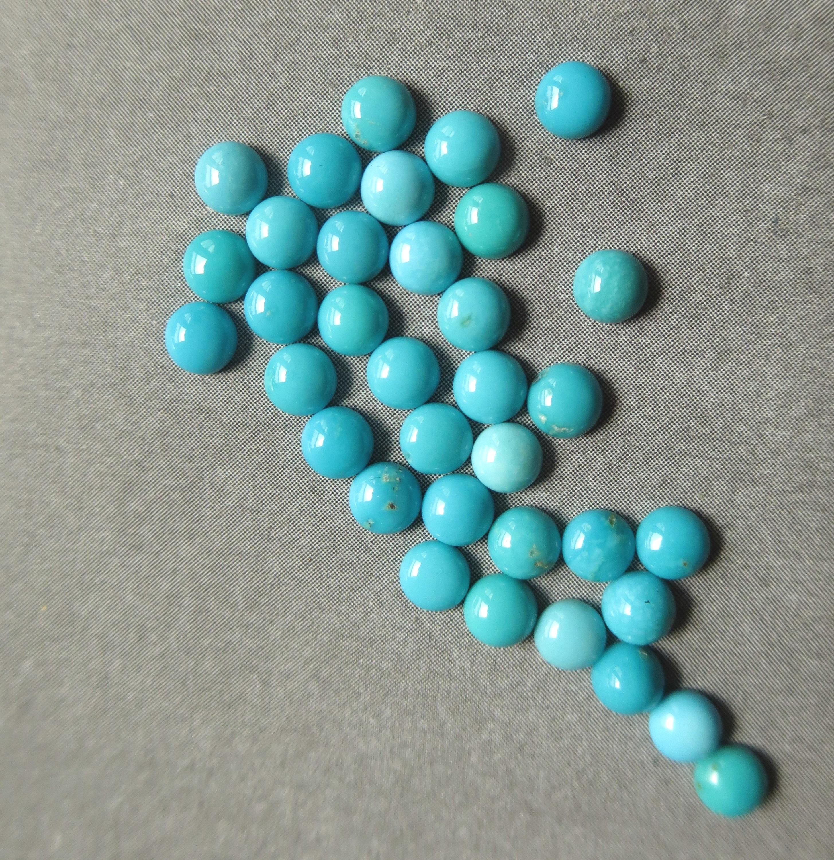 5mm Round Sleeping Beauty Cabs - Etsy