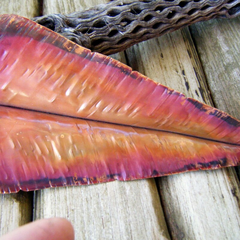 Copper Leaf - Etsy