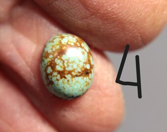 Gorgeous Old Vintage Navajo Natural Number 8 Mine Turquoise Ring Size 3 ...