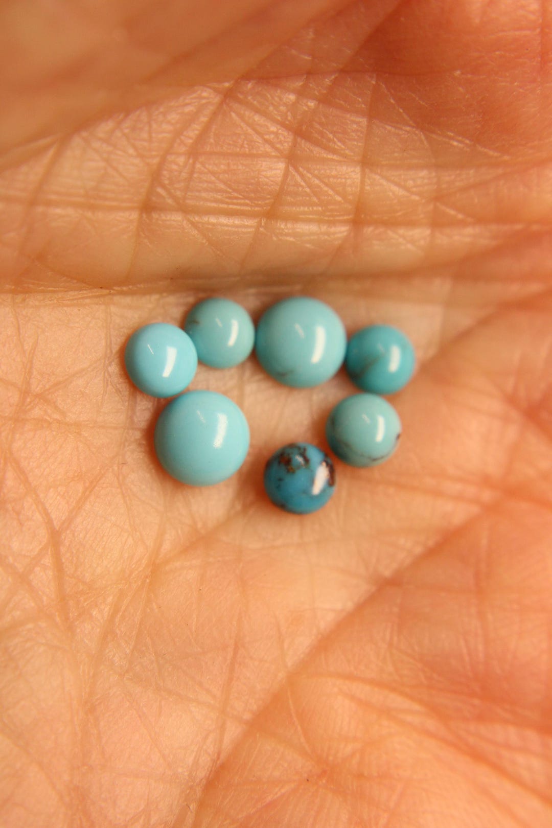 Turquoise-small Stone Variety Pack, Prince Mine-7 Cabs - Etsy