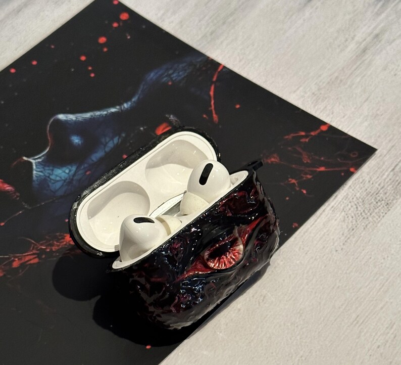 Glow in the Dark Cat Eye Airpods Case - 5 Color Options, Horror ...