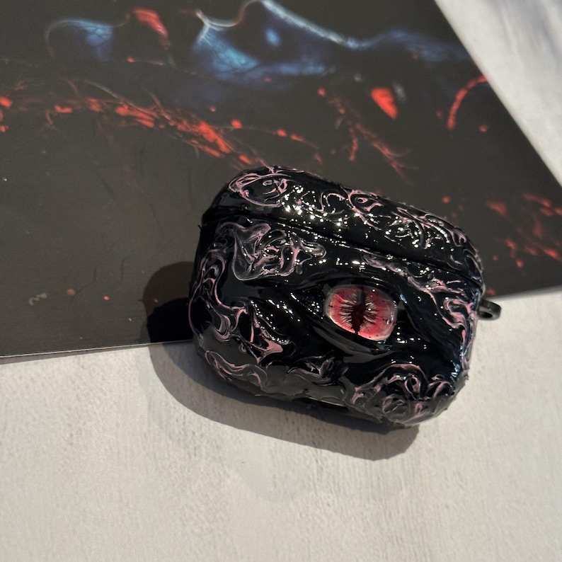 Glow in the Dark Cat Eye Airpods Case - 5 Color Options, Horror ...