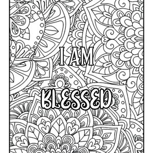 Positive Self-affirmation Coloring Book - Etsy