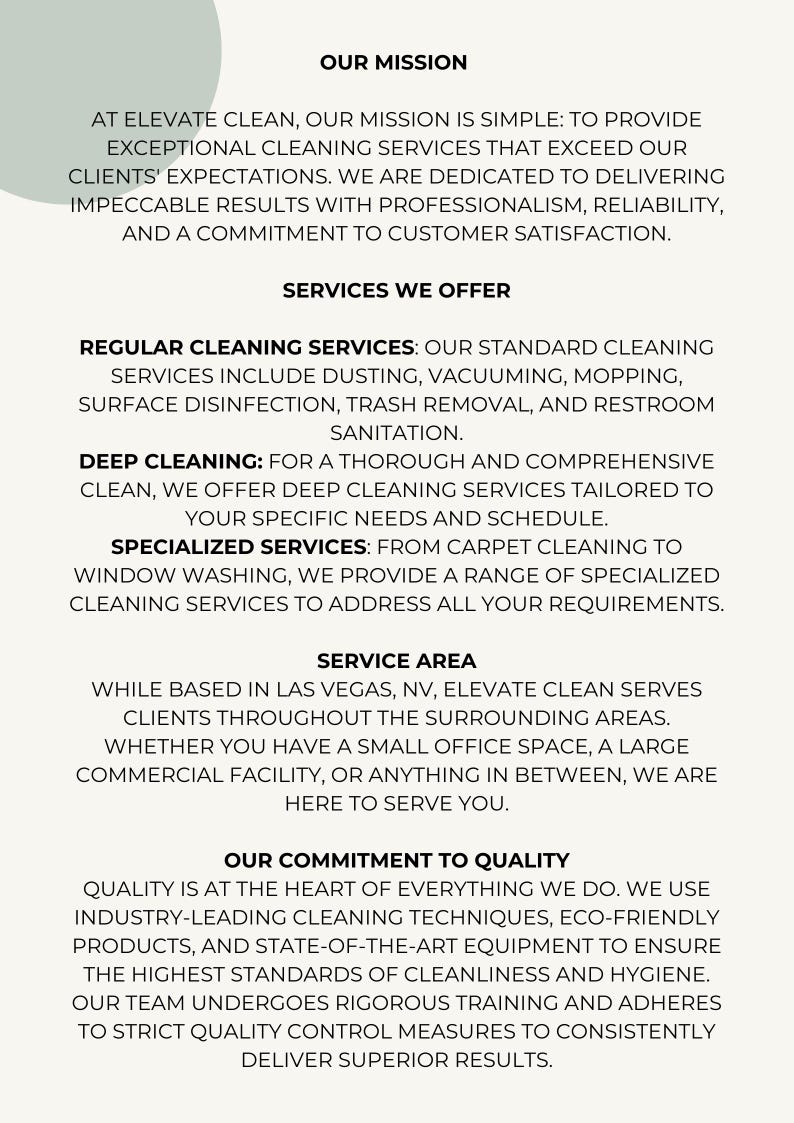 Editable Cleaning Service Welcome Packet | Customize on Canva for Free ...