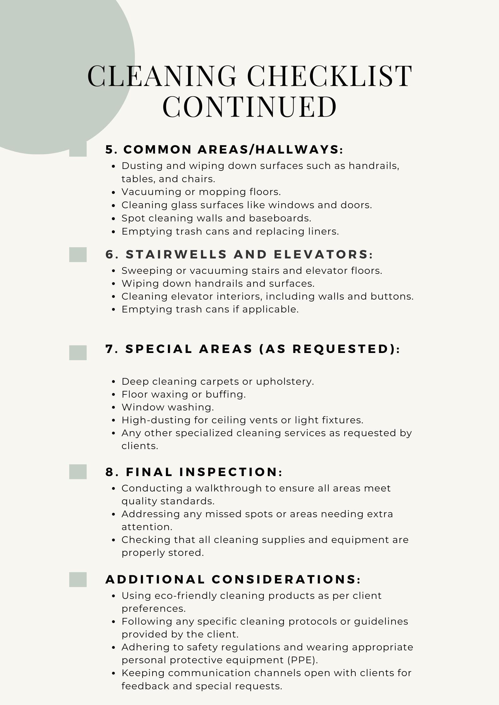 Editable Cleaning Service Welcome Packet | Customize on Canva for Free ...