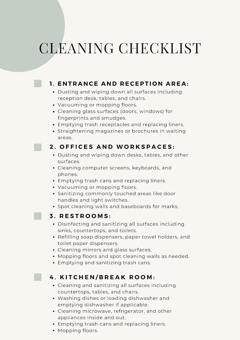Editable Cleaning Service Welcome Packet | Customize on Canva for Free ...