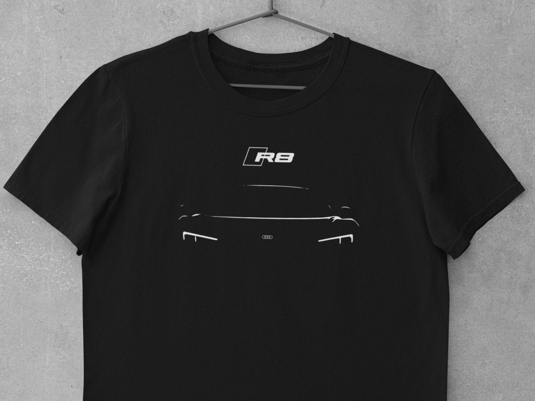 Audi R8 Line Art Silhouette Lightweight Fitted Unisex T-shirt - Etsy