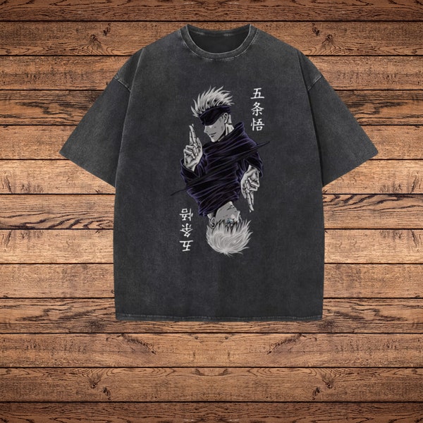 Gojo Satoru Tshirt Design - Etsy