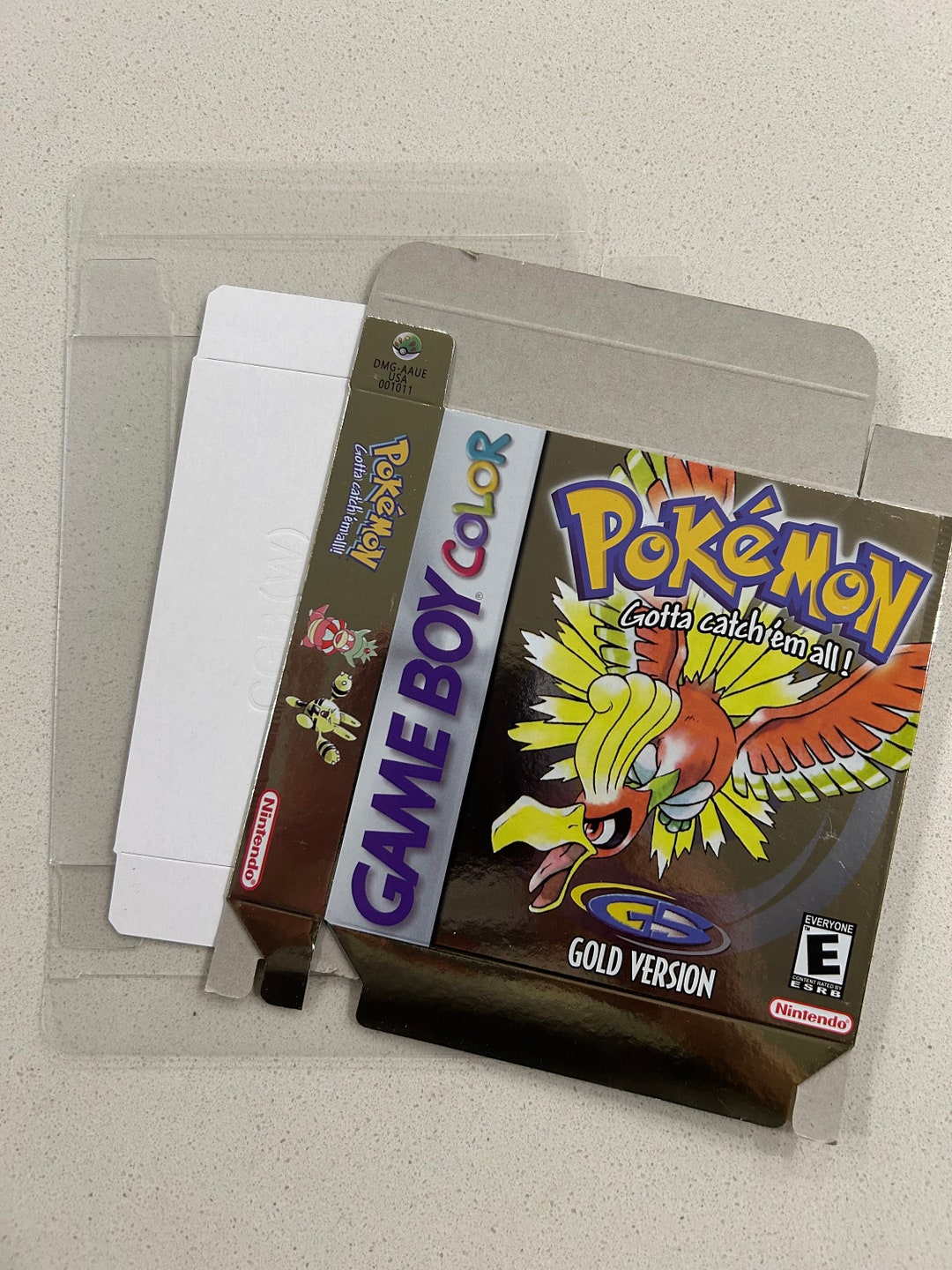 Pokemon Gold Nintendo Game Boy Color GBC Box Only - Etsy