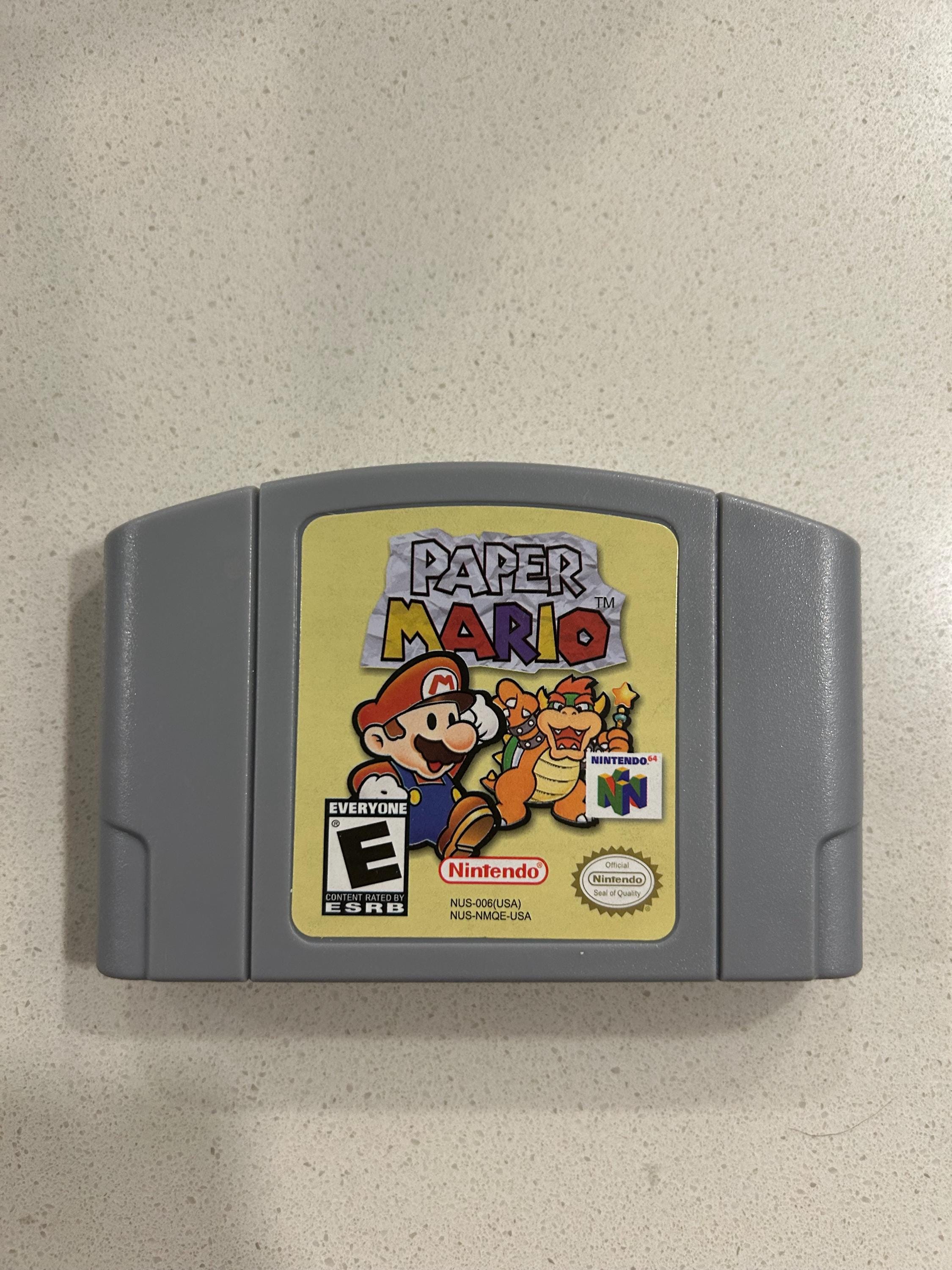 Paper Mario Nintendo 64 N64 - Etsy