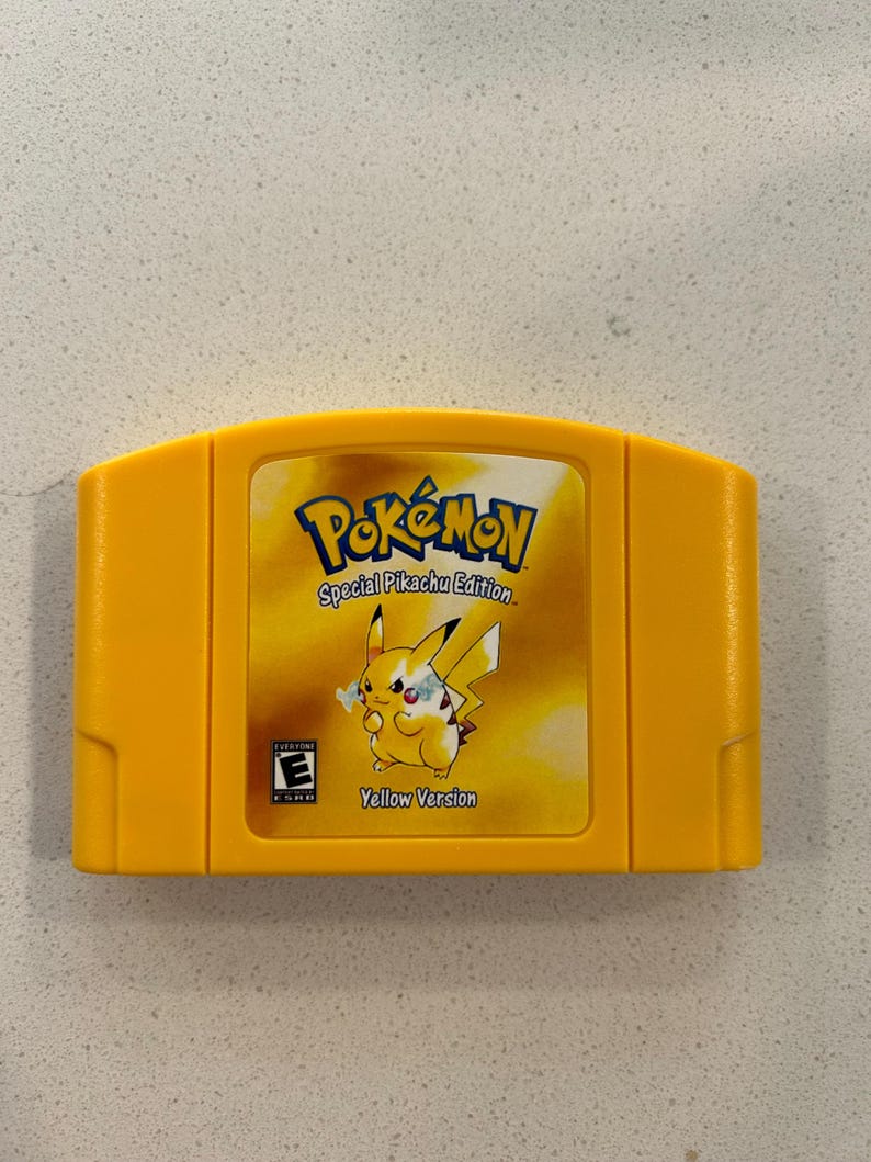 Pokemon Yellow Version Nintendo 64 N64 - Etsy