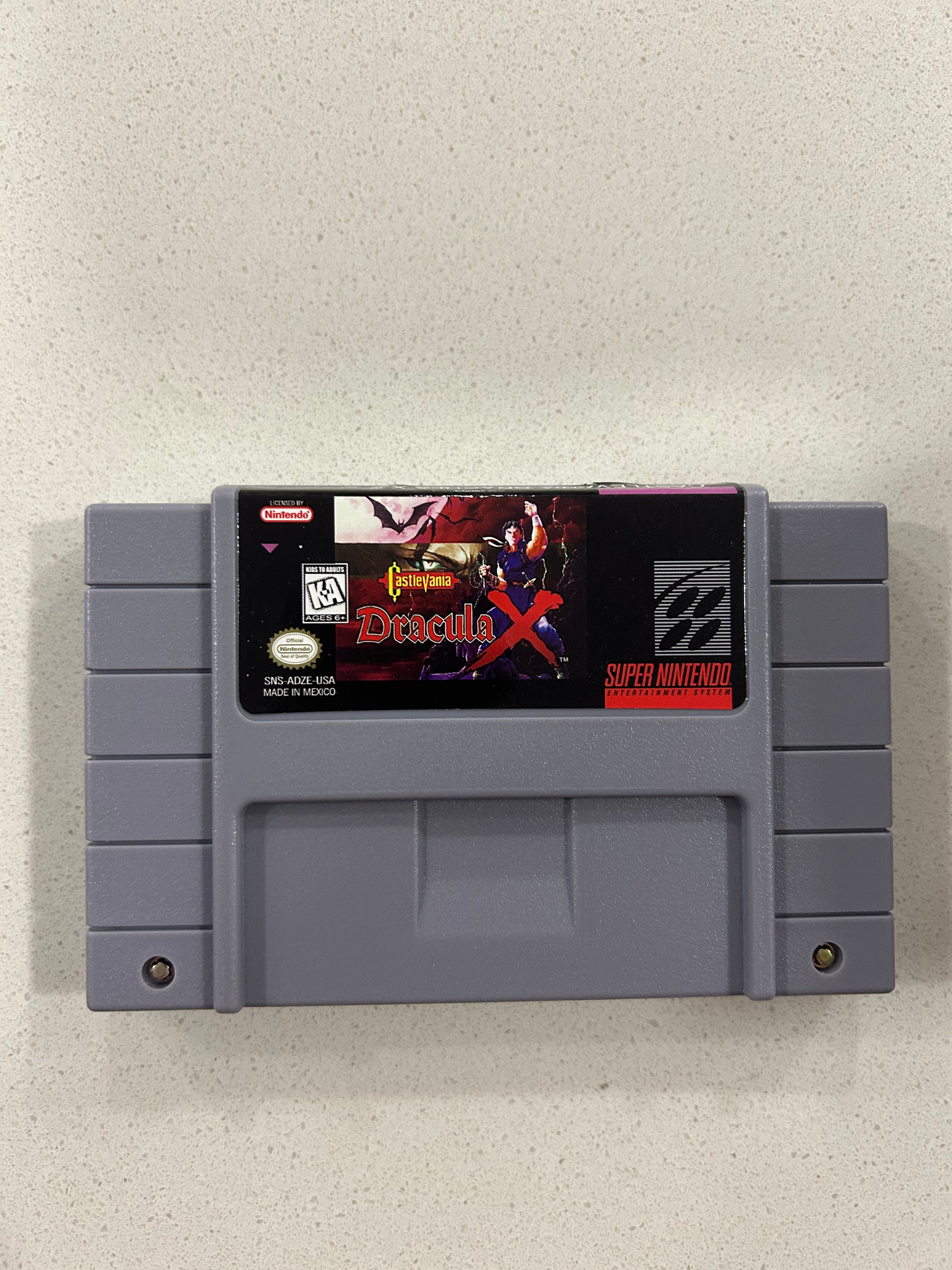 Castlevania Dracula X SNES Super Nintendo - Etsy
