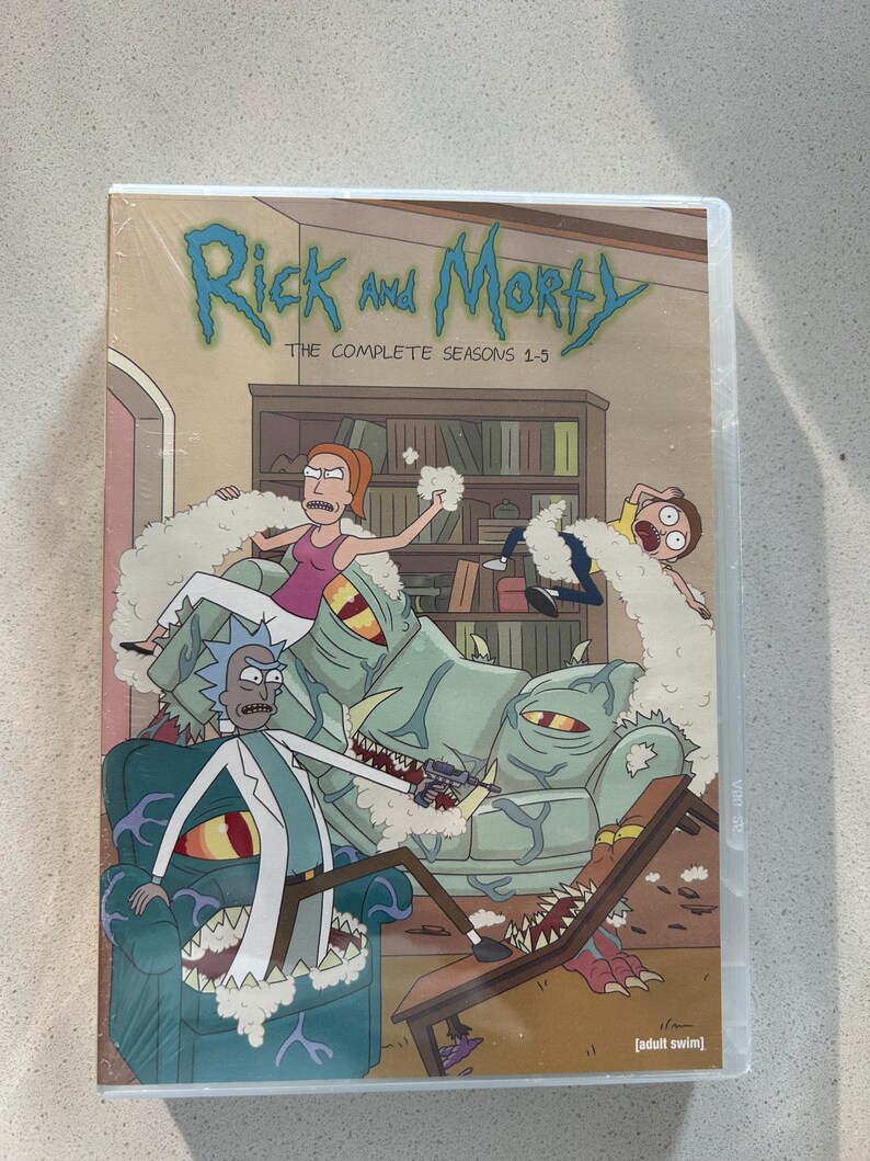 Rick and Morty 1-5 Collection DVD - Etsy