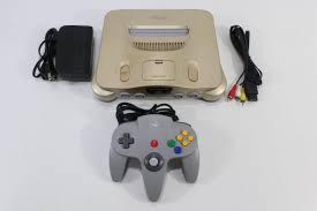 Nintendo N64 Toys R' Us Limited Gold Console With Controller - Etsy